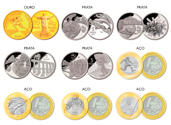 Você já viu? Conheça as novas moedas de R$5,00 e R$10,00 que serão ...