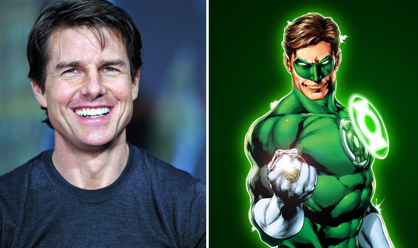 Tom Cruise e Ryan Reynolds são cotados para viver o novo Lanterna Verde