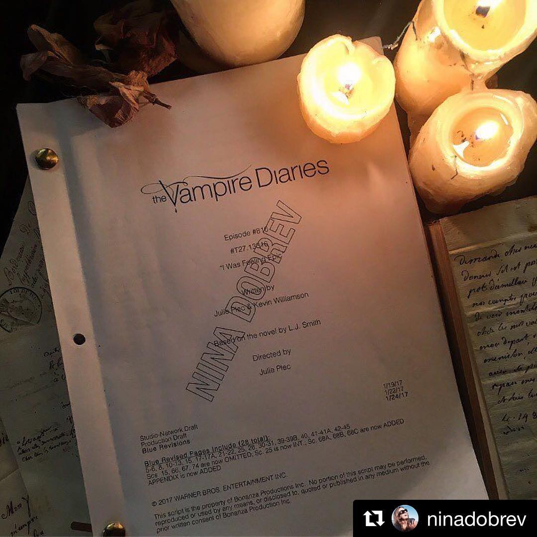 12 melhores fotos do set da série The Vampire Diaries – Fatos Desconhecidos