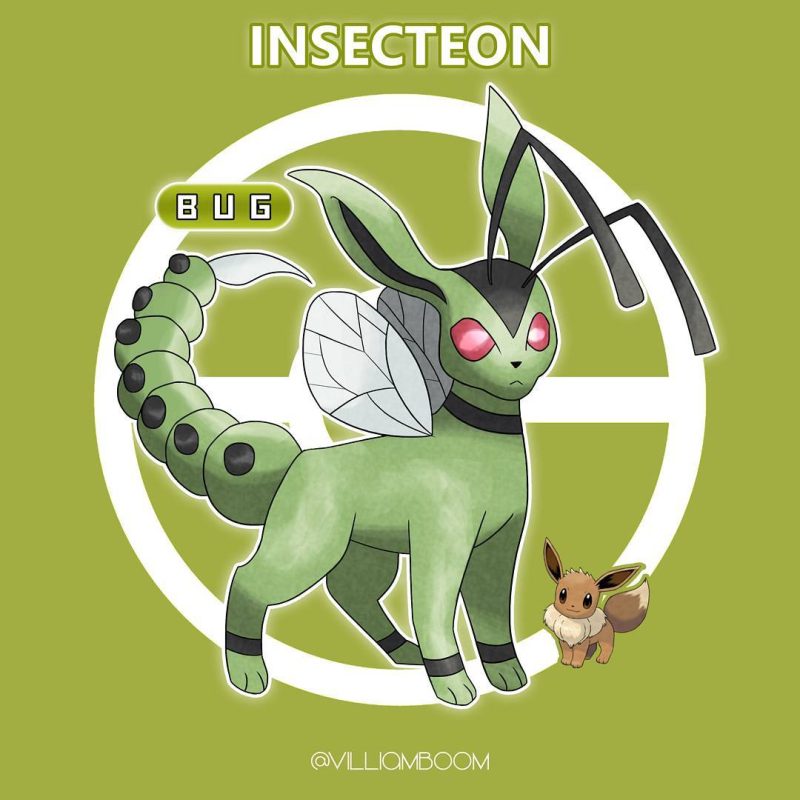 Ilustrador cria 18 novas evoluções incríveis para o pokémon Eevee ...