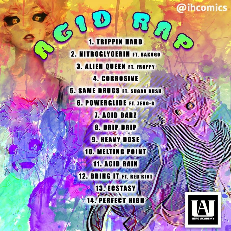 Artista cria capas de CD incríveis para os personagens de My Hero ...