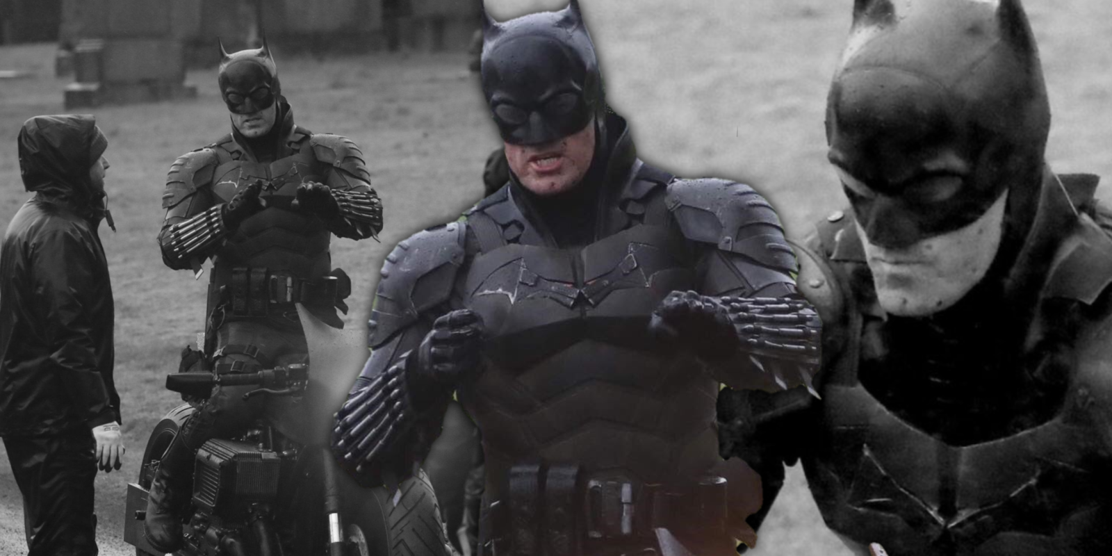 Novas fotos de bastidores revelam traje completo do Batman de Robert ...