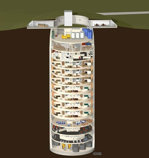 Veja como é dentro de um bunker de sobrevivência de 3 milhões de ... Veja como é dentro de um bunker de sobrevivência de 3 milhões de ...