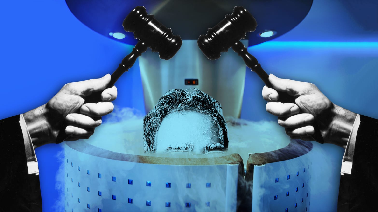 Congelados, cabeças e corpos esperam 'volta à vida' em instalação ...