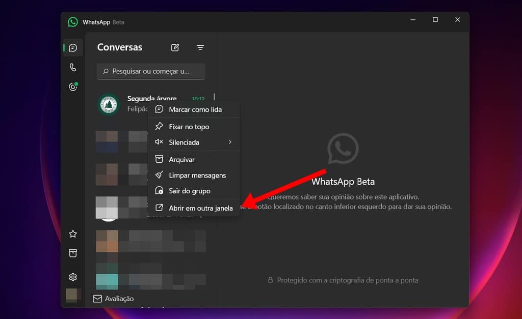 WhatsApp para Windows poderá abrir chats em janelas separadas